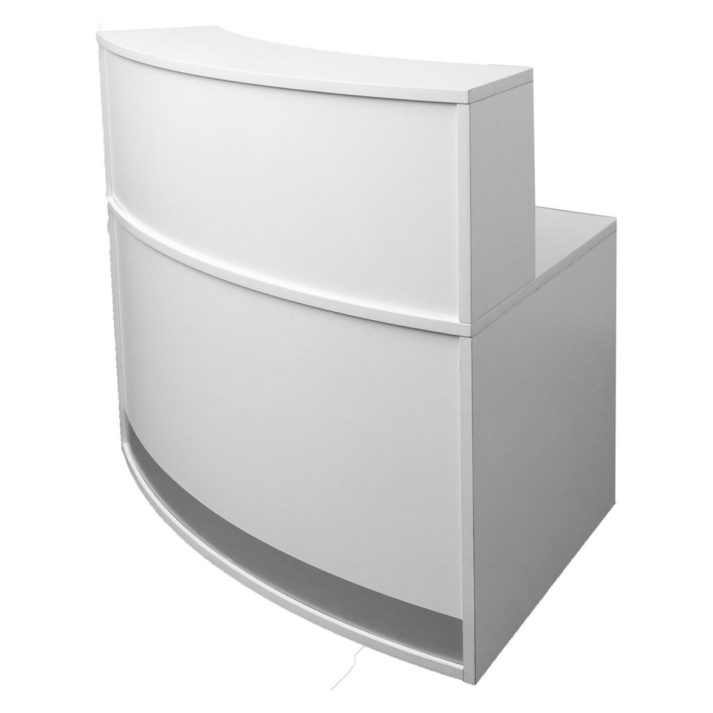 Modular Reception Counter Module – Natural White – Q Office Furniture